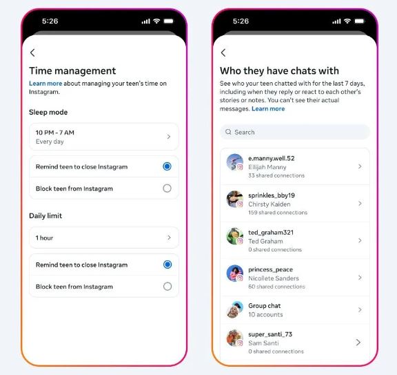 [문화] MZ SNS '인스타그램', 10대 한정 '셧다운제' 도입한다!